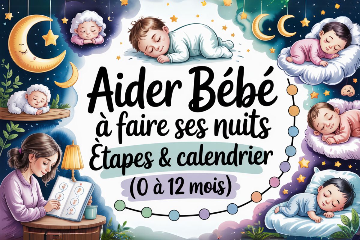Aider Bébé à Faire Ses Nuits : Étapes & Calendrier (0 à 12 Mois) | Milk ...