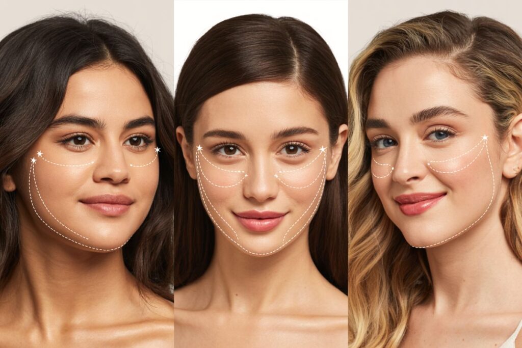 Forme Du Visage : 4 Méthodes Pour Trouver La Vôtre En 30 Sec (Guide ...